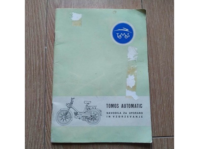 TOMOS AUTOMATIC uputstvo za upotrebu