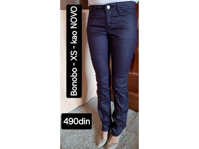 Bonobo pantalone farmerke ljubičaste XS/34 - kao NOVO
