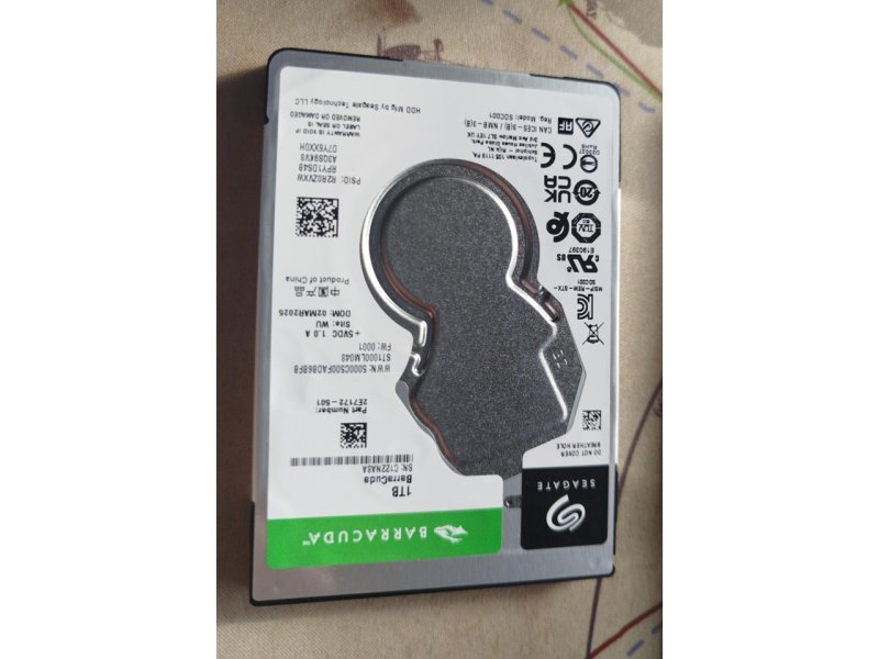 SEAGATE 1TB 2.5” SATA III 128MB 5.400 ST1000LM048 OUTLET