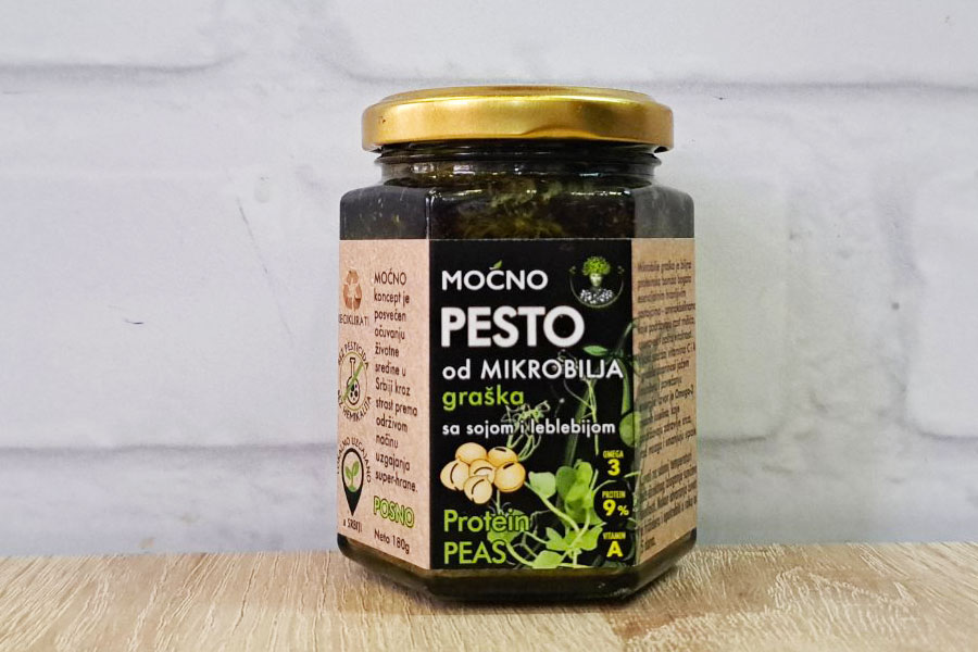 Pesto od mikrobilja graška