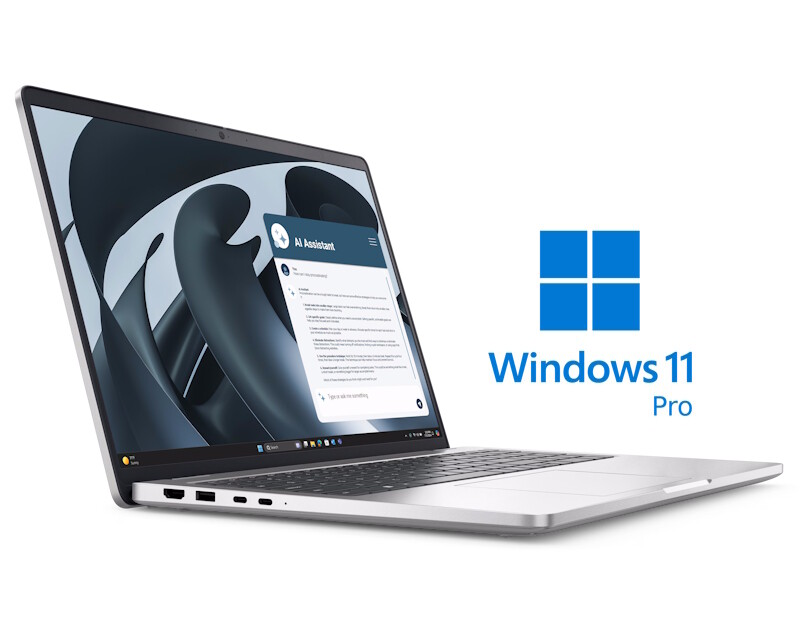 DELL - Pro 16 Plus 16 inch FHD+ 300nits AMD Ryzen AI 7 PRO 350 32GB 512GB SSD Backlit FP SC Win11Pro 3yr ProSupport