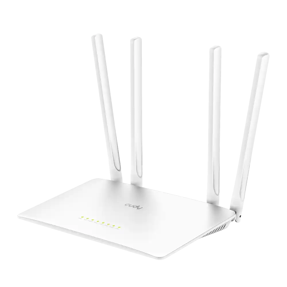 Wireless Router Cudy WR1200 AC1200/EXT4x5dBi/1WAN/4LAN/repeater/AP