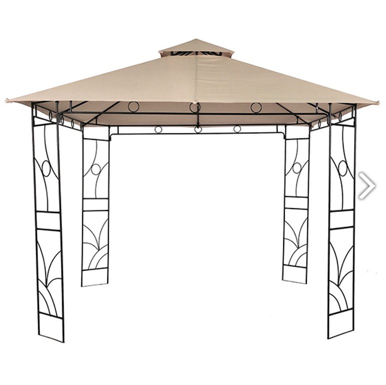 Metalna gazebo tenda – bež panamaID EK000813822