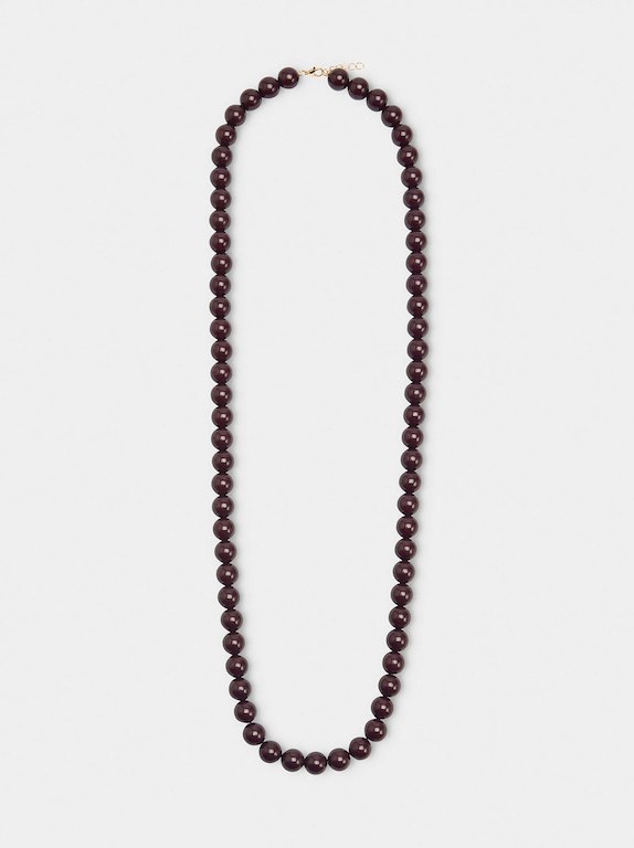 LONG BEADED NECKLACE
