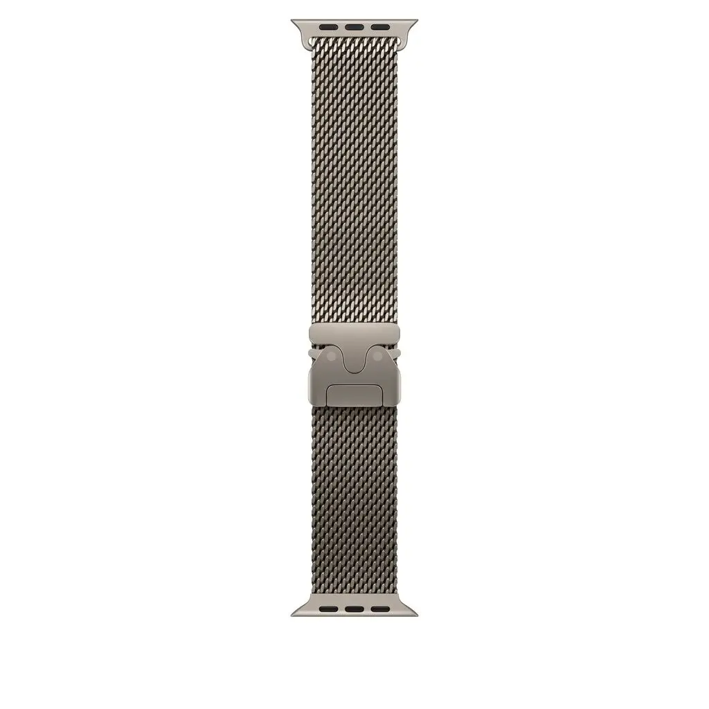 Apple Narukvica za sat Milanese Loop, 49 mm, Natural Titanium, Small