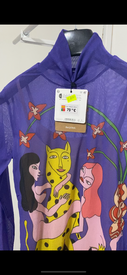 Desigual Bluza sa etiketom