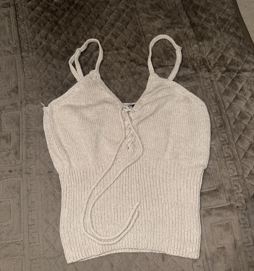 Knit crop top