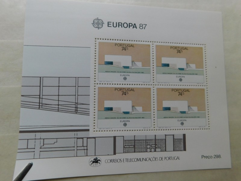 ** PORTUGAL EUROPA 1987 BLOK **
