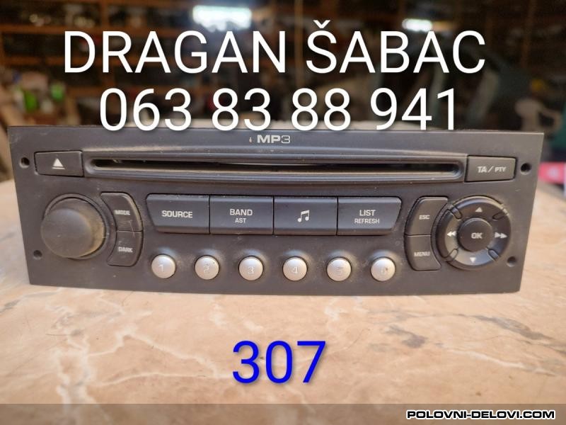 Peugeot 307 Radio Audio