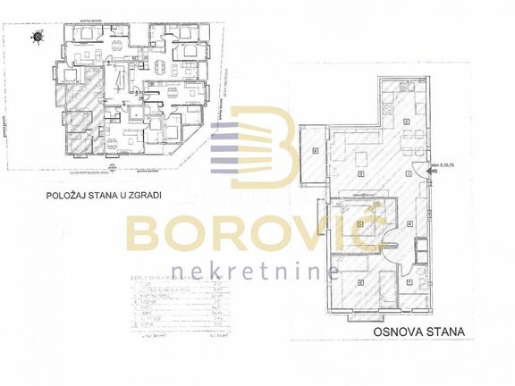 Cerak, 61.16m2, novo