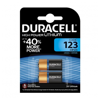 Duracell CR123 3V 1/ 2 litijumska baterija pakovanje 2kom