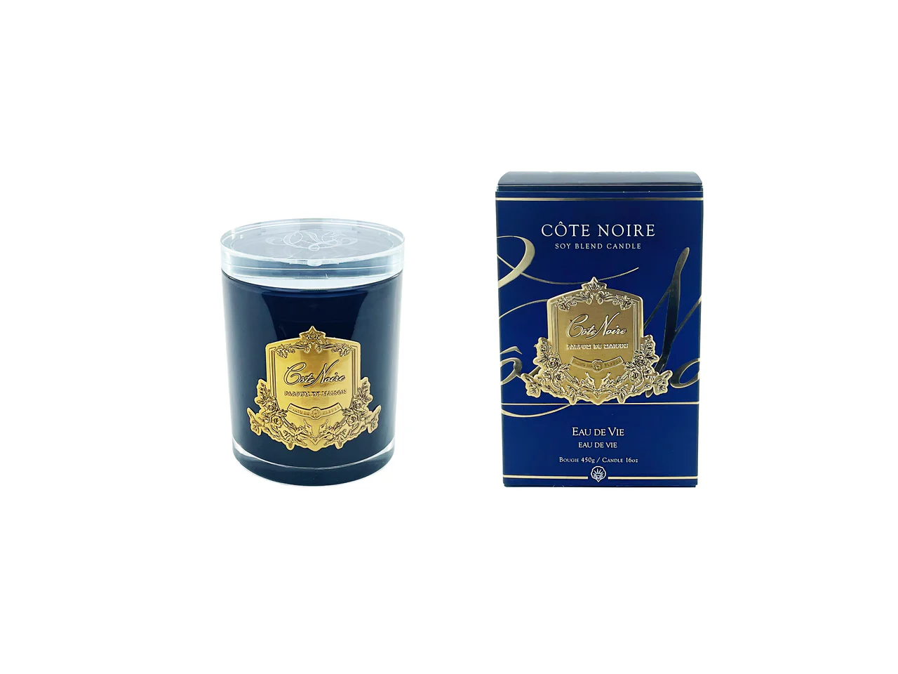 Cote Noire Eau De Vie – Gold Badge Candles 185g – Sveća