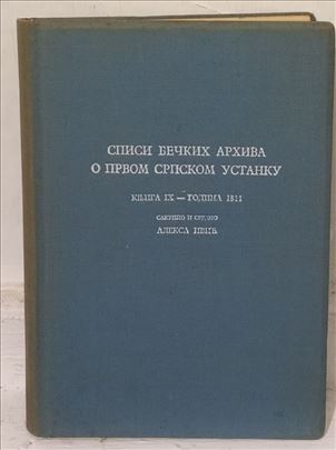 SPISI BEČKIH ARHIVA O PRVOM SRPSKOM USTANKU KNJIGA
