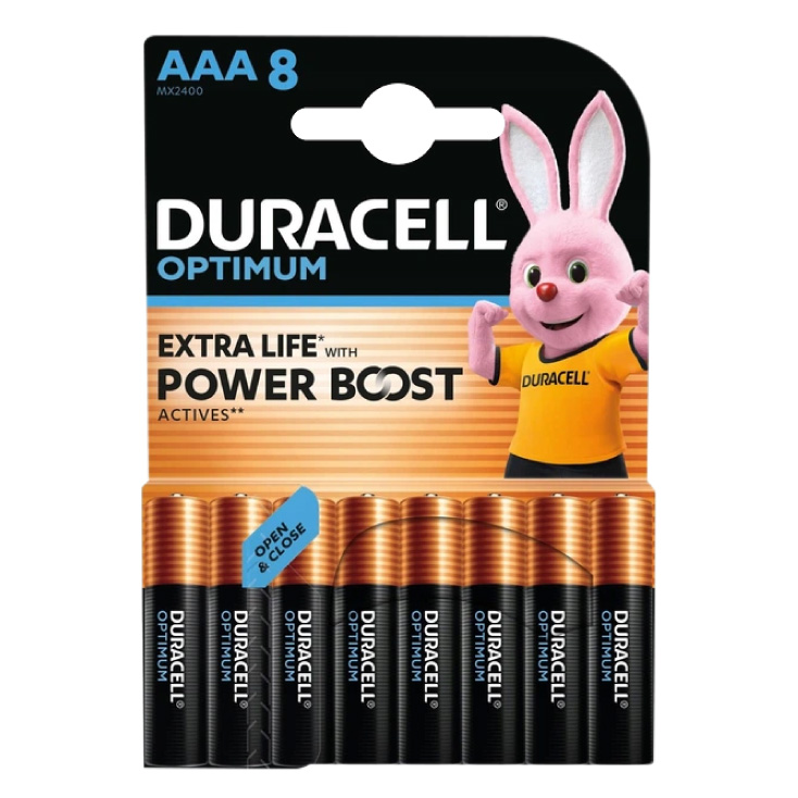 Duracell OPTIMUM alkalne baterije AAA
