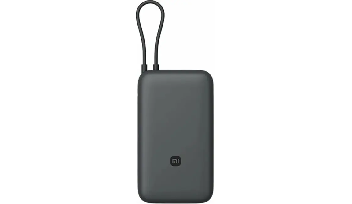 Xiaomi Powerbank, 20000 mAh 18 W, integrisani kabl, siva