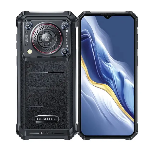Oukitel Pametni telefon WP36 Pro, 8+18GB, 256GB, 10600mAh, Android14, Crni