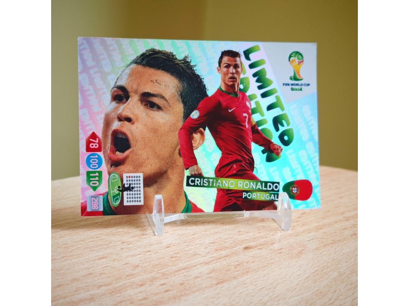 Cristiano RONALDO Limited edition - BRASIL 2014 Panini