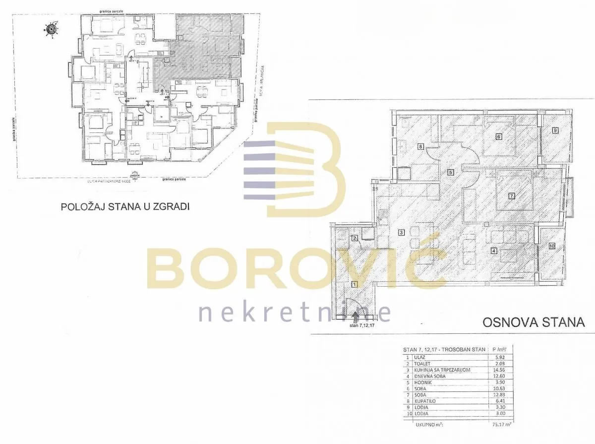 Prodaja, trosoban stan, 75m², Čukarica, Beograd