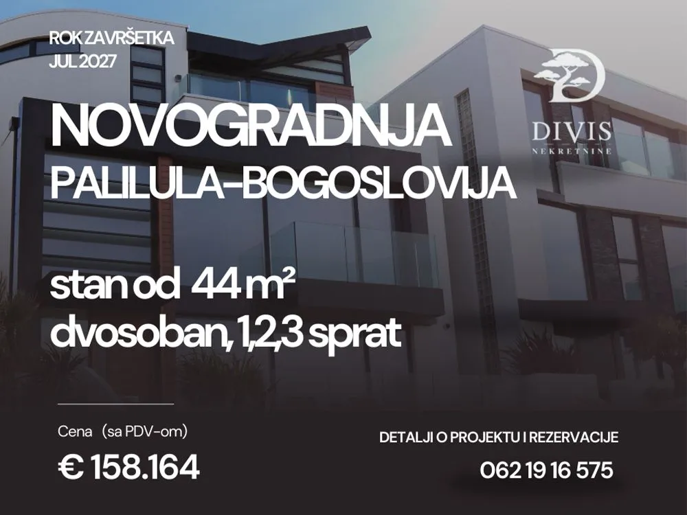 Prodaja, dvosoban stan, 44m², Karaburma, Palilula Sve Podlokacije