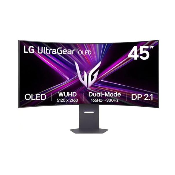 LG Monitor 45GX950A-B 44.5"/OLED/5120x2160/330Hz/0.03ms/HDMI,DP,USB/Adaptive sync/VESA/zvucnici/crna