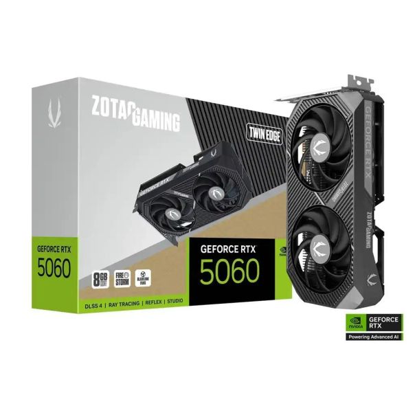 ZOTAC Graficka karta ZT-B50600E-10M RTX 5060 Twin Edge 128 bit GDDR6