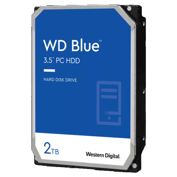WD HDD 2TB 3.5" SATA III 256MB 7.200rpm 20EZBX Blue