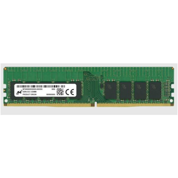 MICRON RAM 16GB DDR4 2Rx8 UDIMM 3200MHz MTA18ASF2G72AZ-3G2R1R