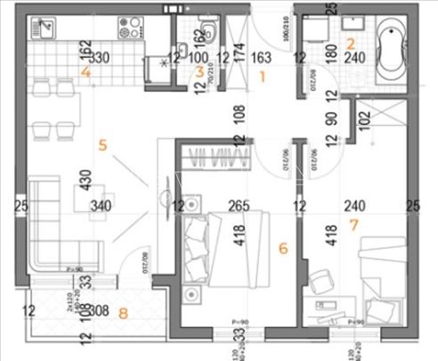 Stan,Novi Sad,Telep,kv: 58.00, € 139750