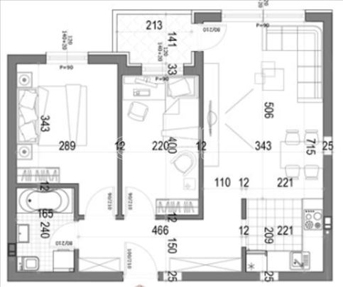 Stan,Novi Sad,Telep,kv: 56.00, € 138800