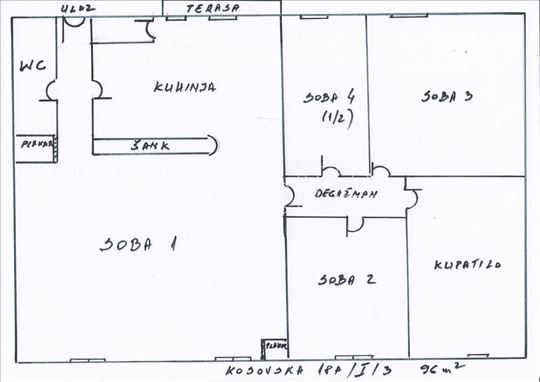Stan,Novi Sad,Centar,kv: 96.00, € 215000