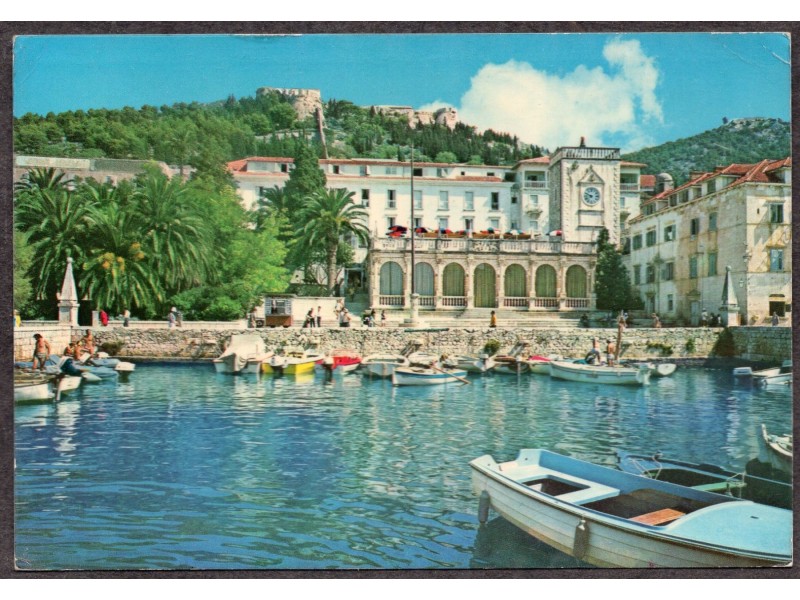 147 - Hvar 1977 - razglednica putovala