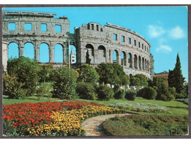 155 - Pula 1970 - razglednica putovala