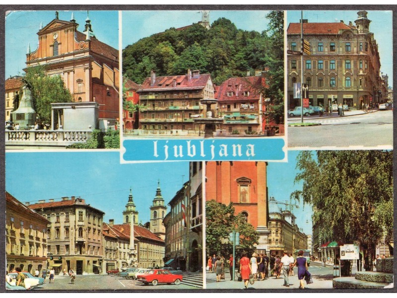164 - Ljubljana 1972 - razglednica putovala