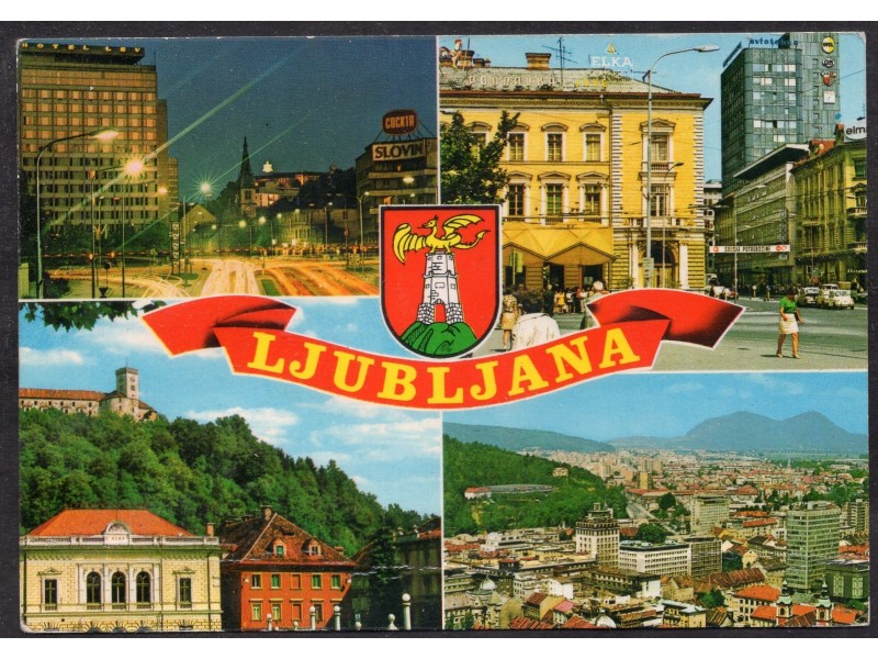 166 - Ljubljana 1975 - razglednica putovala