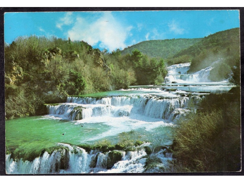 178 - Slapovi Krke 1981 - razglednica putovala