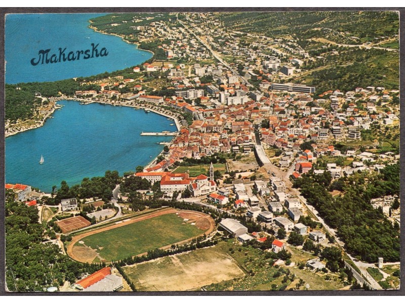 183 - Makarska 1970 - razglednica putovala