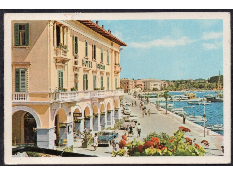 187 - Poreč 1968 - razglednica putovala