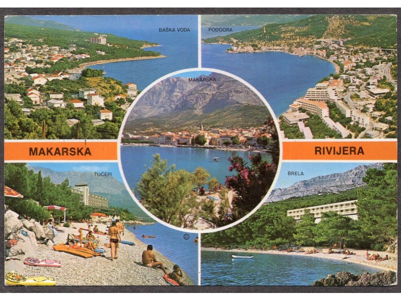 192 - Makarska rivijera - razglednica putovala