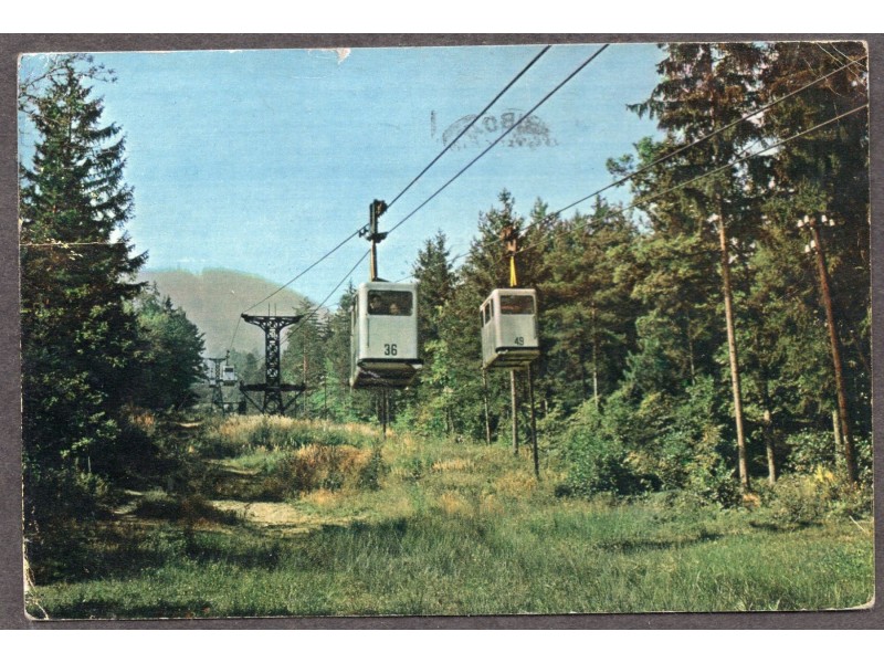 195 - Maribor - Pohorska žičara - razglednica putovala