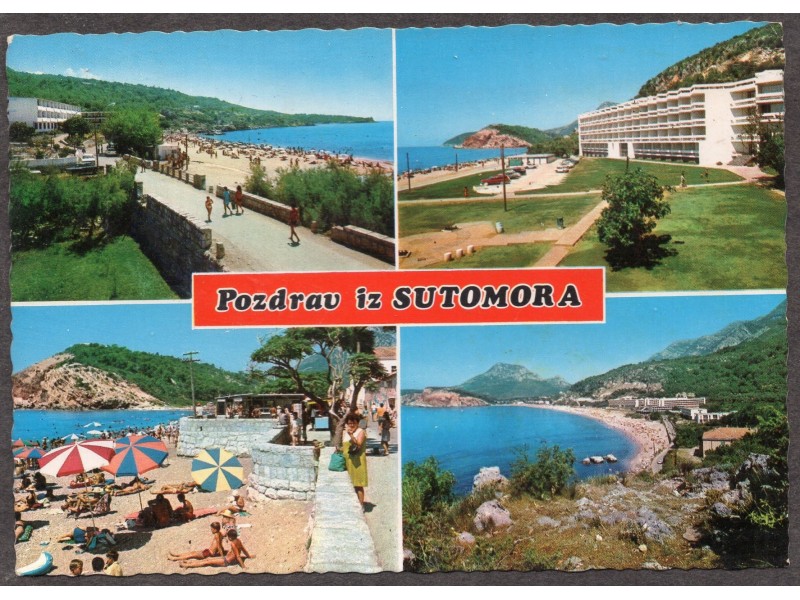 210 - Sutomore 1969 - razglednica putovala