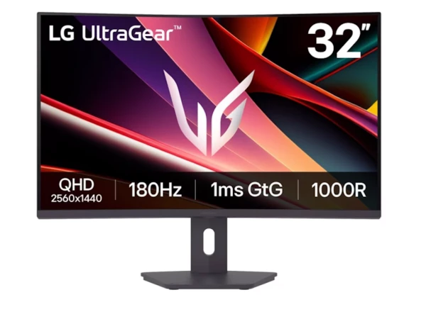 LG 32G600A-B 31.5 VA Zakrivljen 2560x1440 180Hz 1ms GTG Monitor