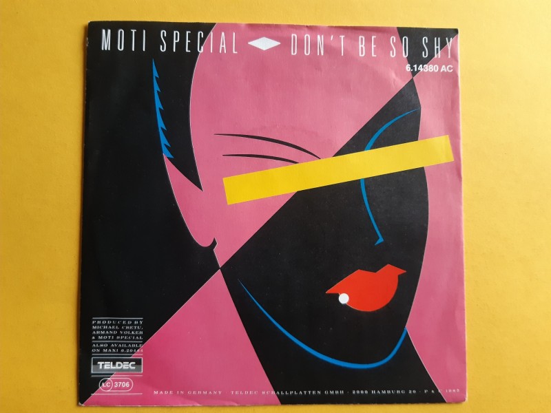 MOTI SPECIAL - DONT BE SO SHY ****** 1985 GERMANY