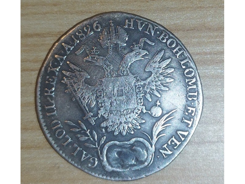 G43 20 krojcera Austrija 1826 srebrnjak 6,68g srebro