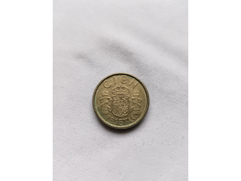 Шпанија 100 пезета,1989 год.ређе