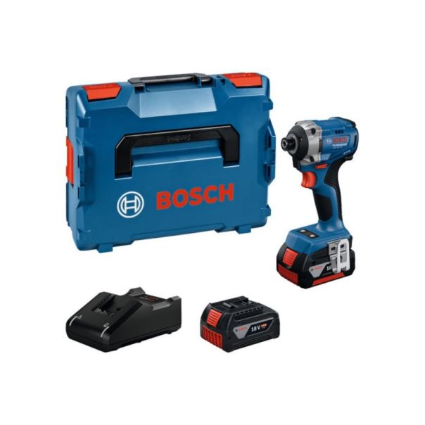 BOSCH Aku udarni odvrtač GDR 18V-215; 2x4,0Ah + punjač + L-BOXX 136 06019N2002