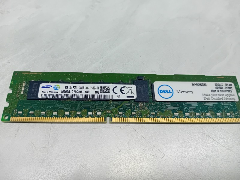serverska memorija ddr3l 8gb 1600 mhz ispravna samsung