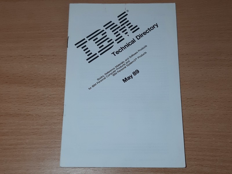 Prospekt IBM iz 1989. godine