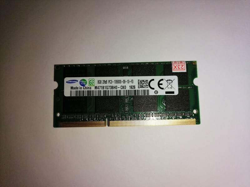 8GB DDR3 1333 MHz PC3-10600S 2Rx8 Samsung