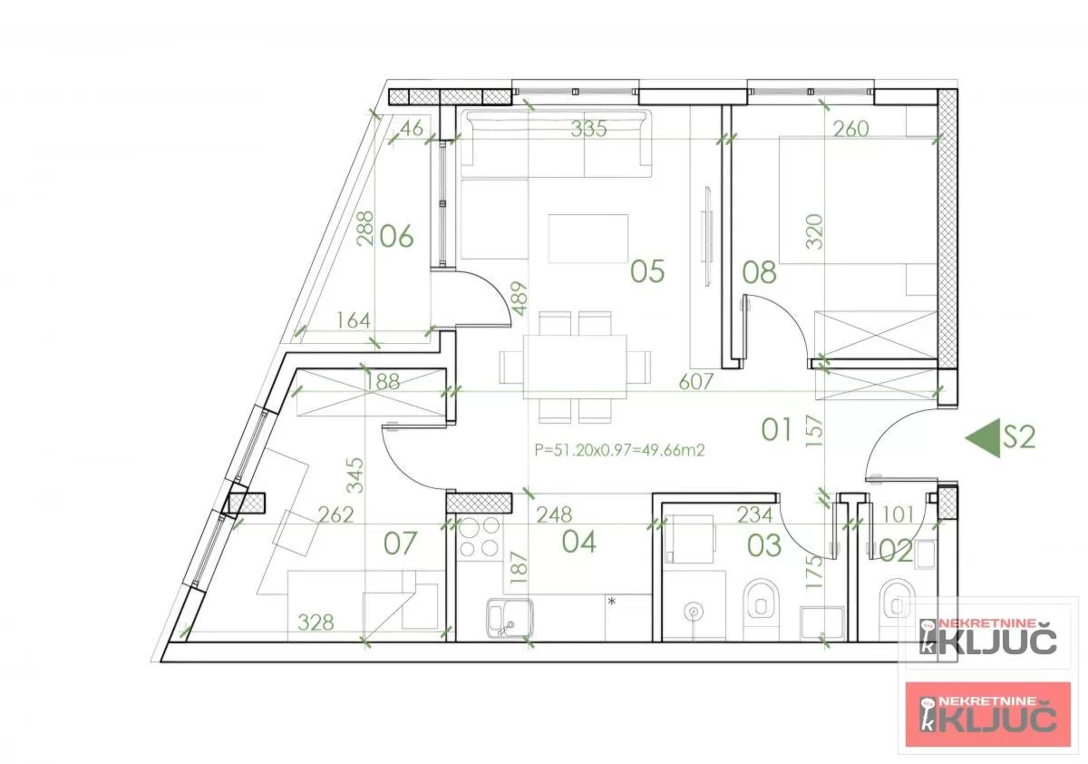 TELEP, 50m2, Dvoiposoban sa pdv, Izgradnja