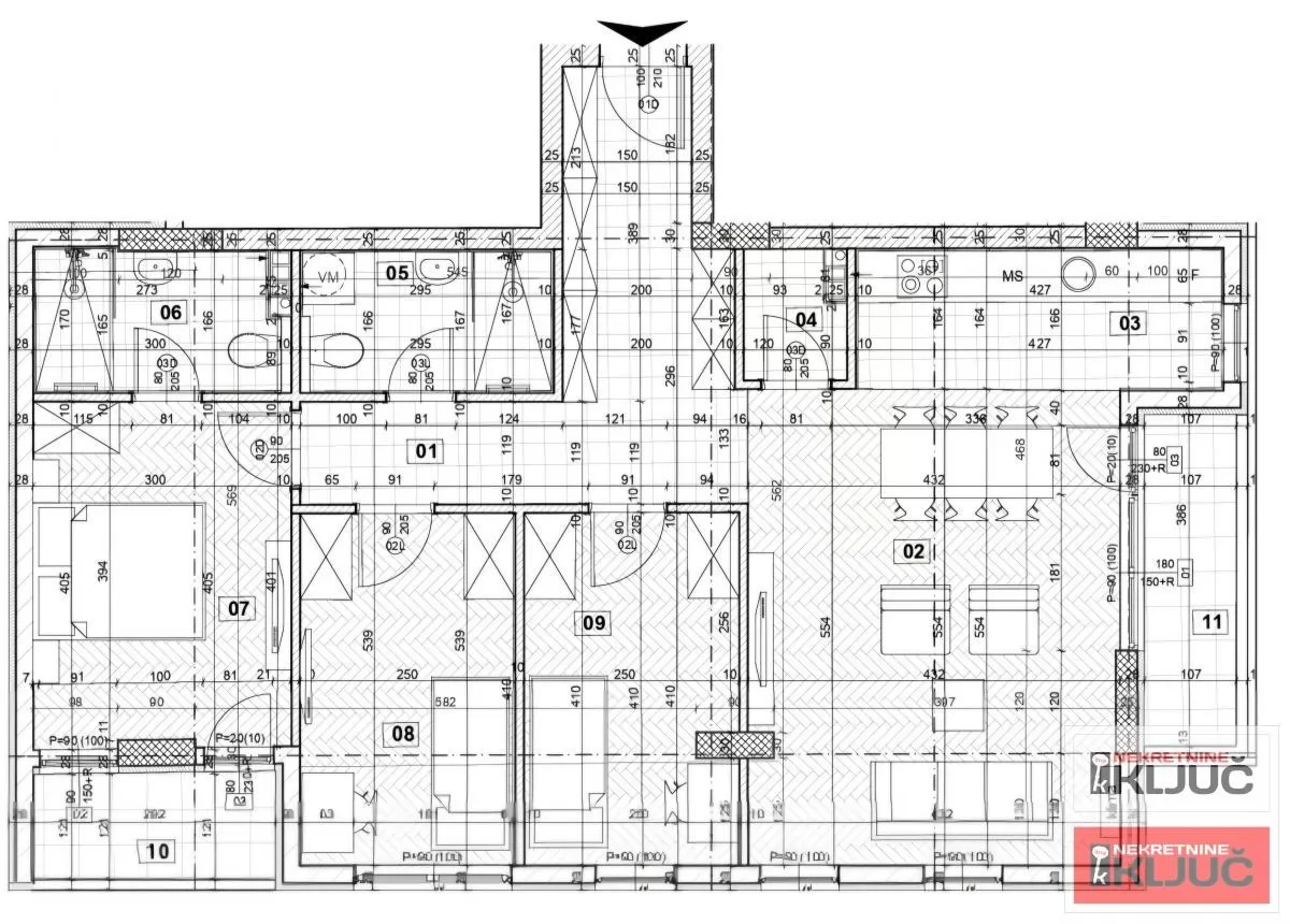 KOD LIDL-A, 92m2, Četvorosoban sa pdv, Porodičan